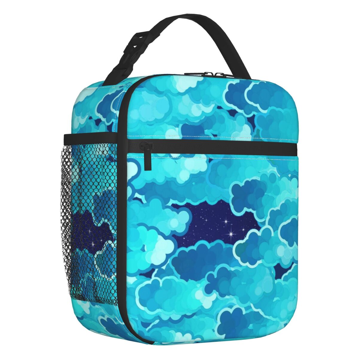 Japanese Clouds Portable Lunch Box Women Multifunction Twilight Violet ...