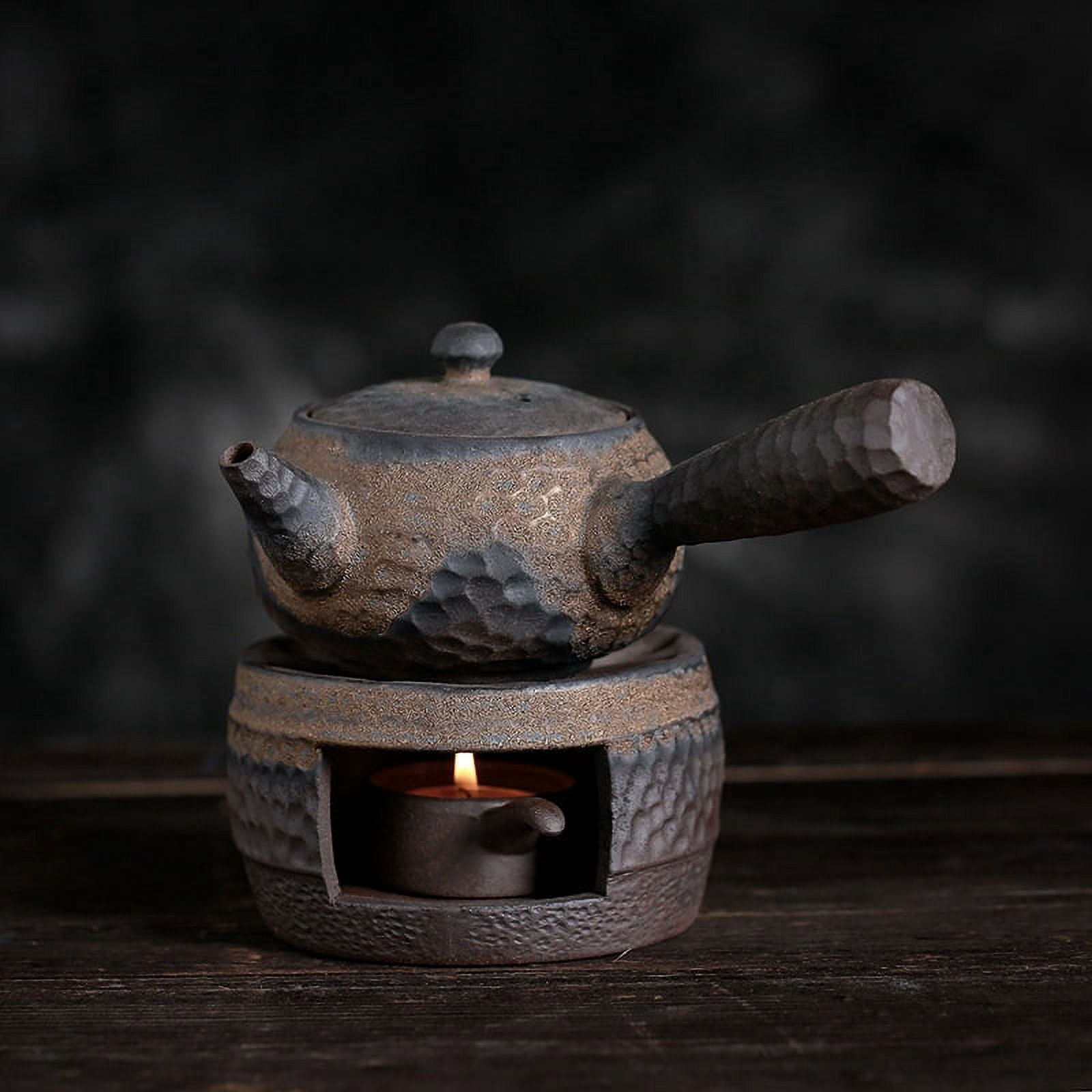 Japanese Coarse Pottery Handmade Teapot Warmer Ceramic Retro Tea Heater ...