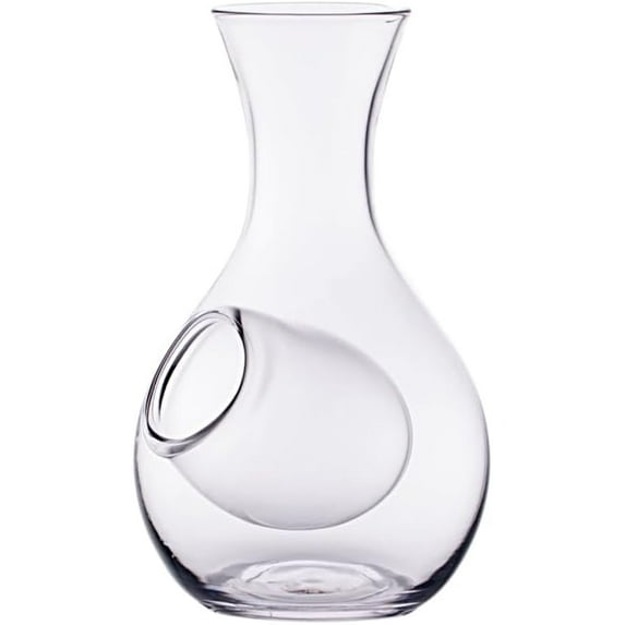 Japanese Cold Sake Wine Glass Decanter 12 fl oz Bottle with Ice Cavity ...