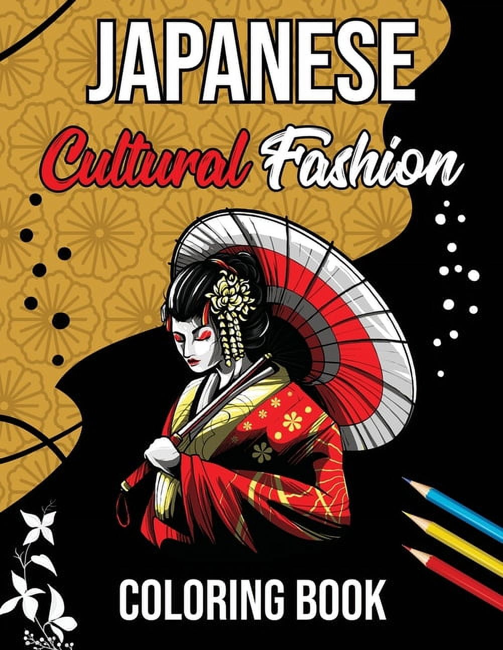 Japanese Coloring Book For Adults Fashion Coloring Book Paperback