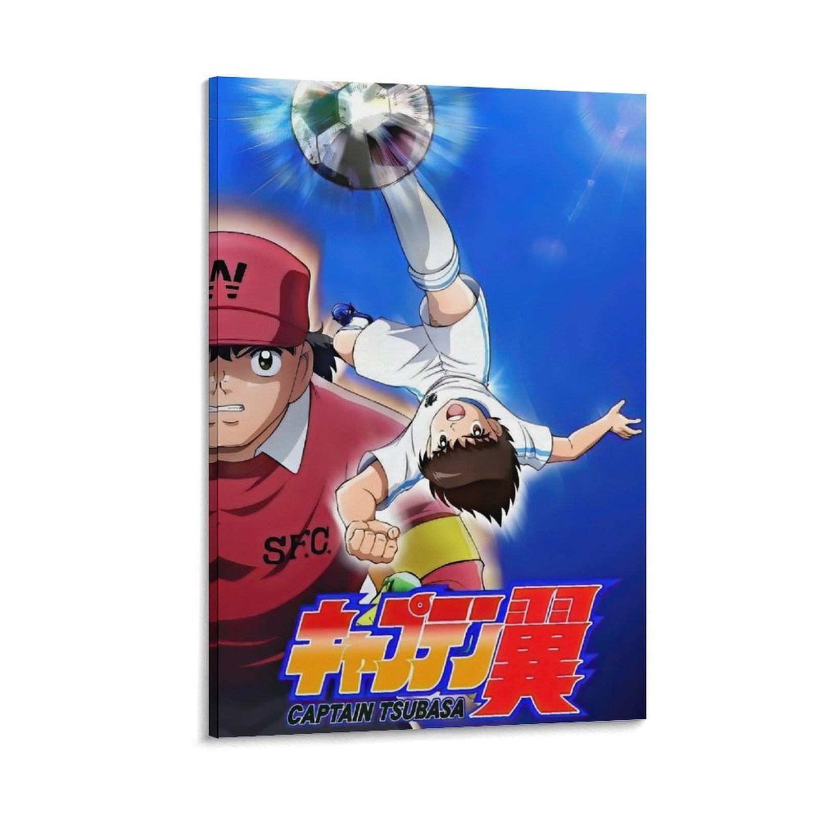 Japanese Comedy Animation Captain Tsubasa Poster Picture Print Canvas ...