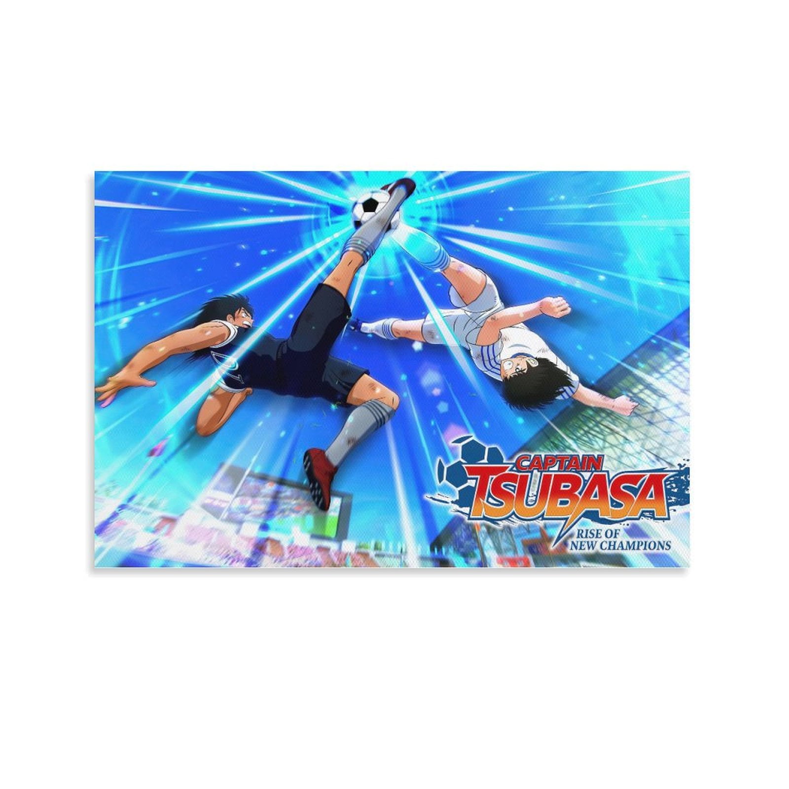 Japanese Competition Manga Captain Tsubasa Anime Poster Wall Art ...