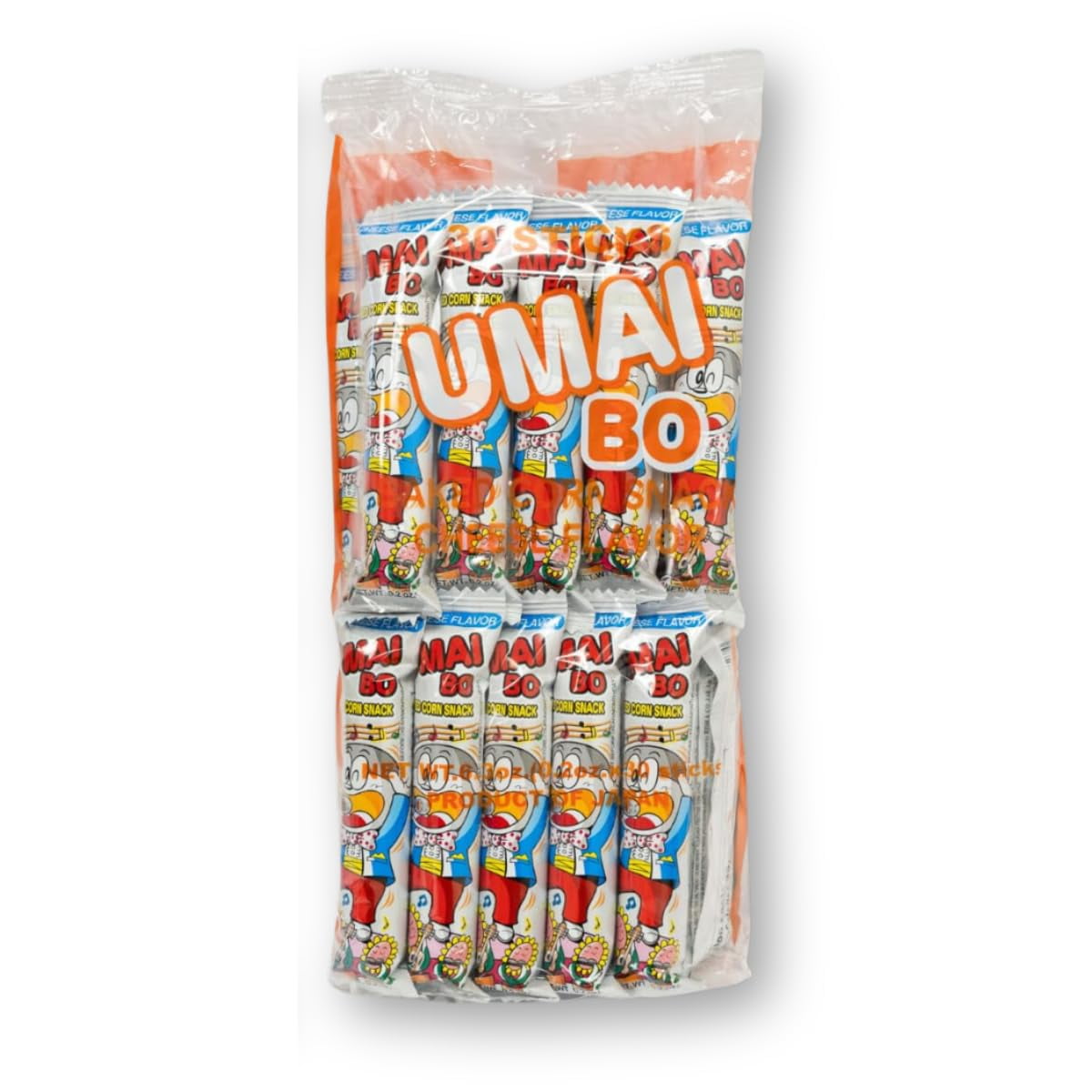 Japanese Corn Puffed Umaibo Snacks Cheese flavor GBM130 Pieces ...