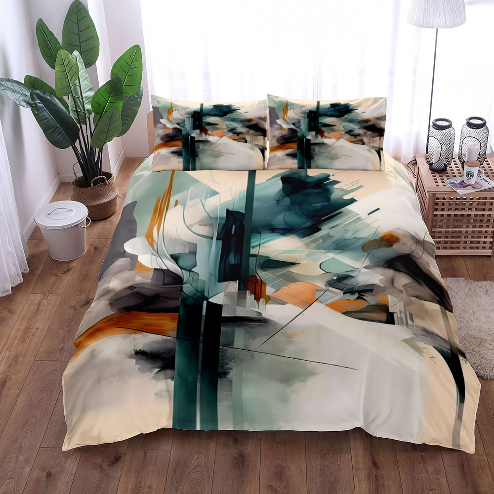 Japanese Crane Duvet Cover Set King Queen Double Full Twin Single Size ...