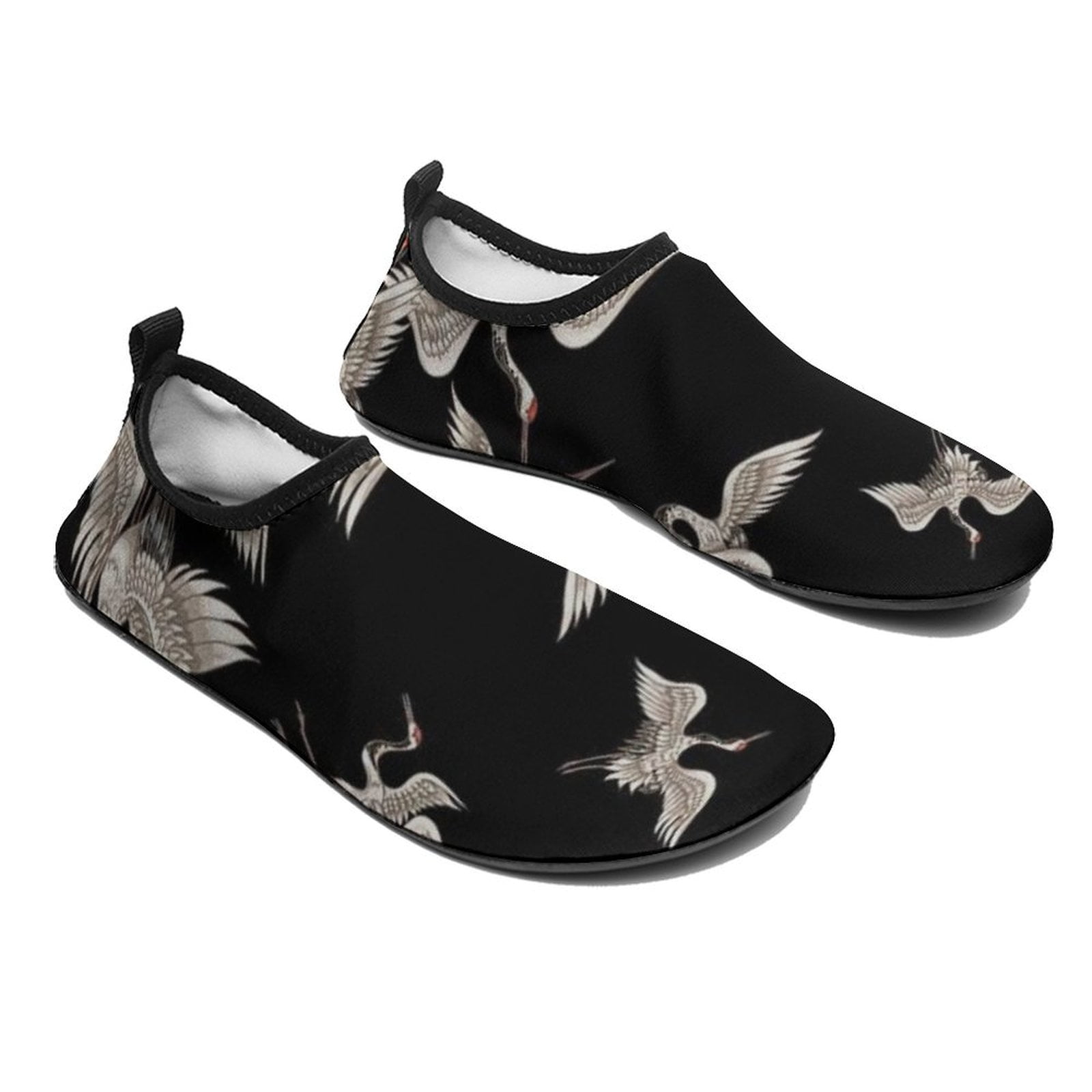 Japanese Cranes Water Shoes Beach Slip-on Shoes for Men Women Swim Pool ...