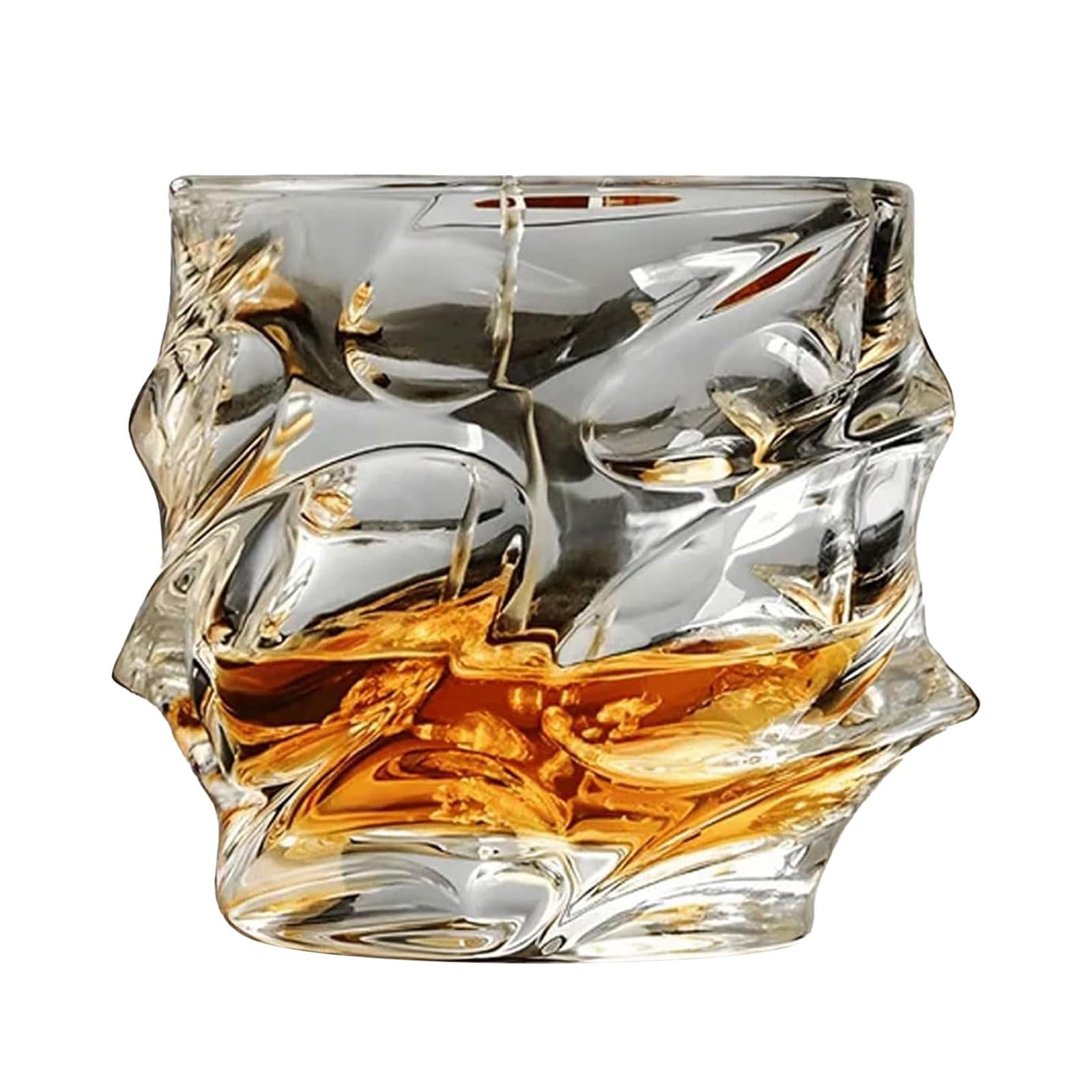 Japanese Crystal Whisky Glass Premium Old Fashioned Tumbler, Elegant ...