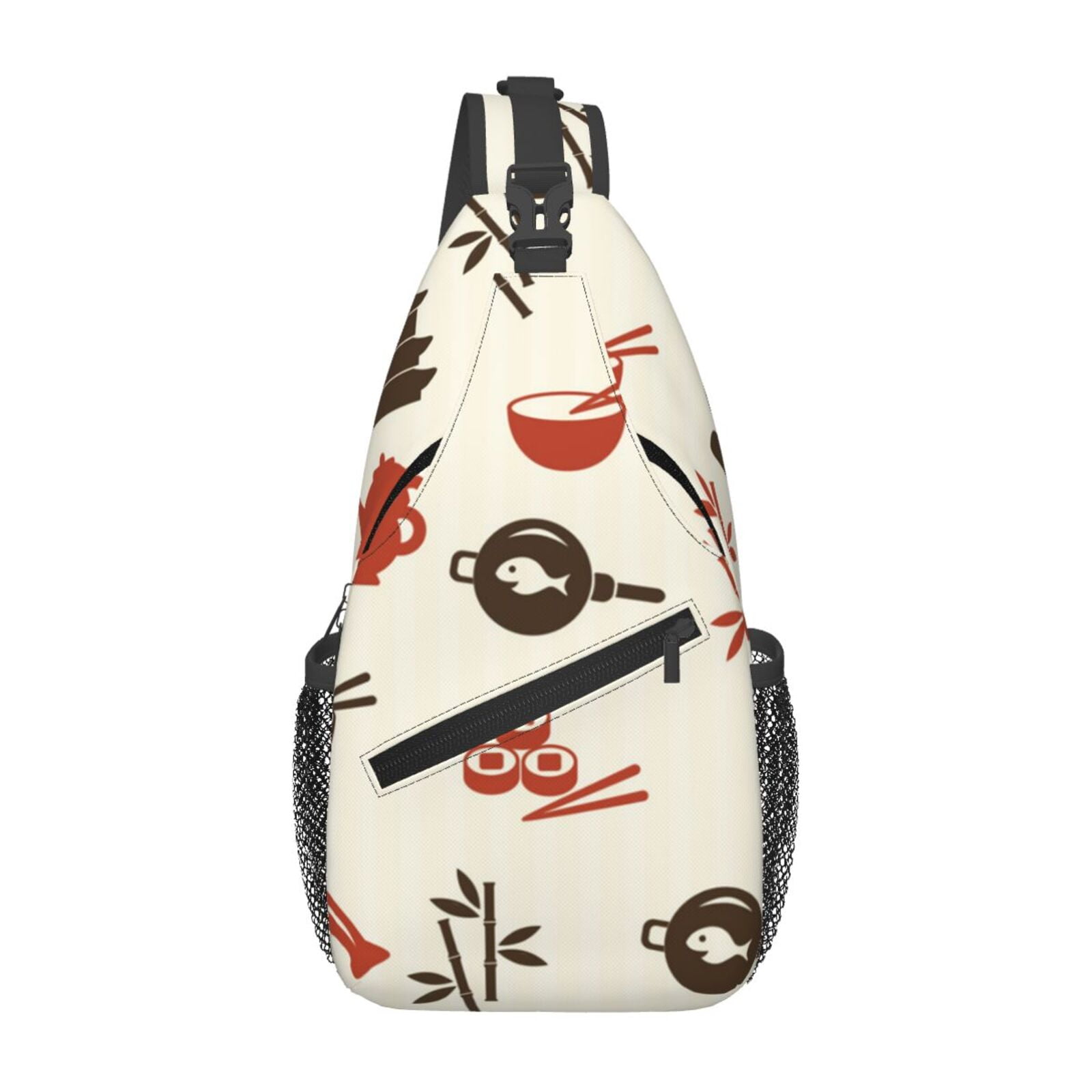Japanese Culture Japan Sling Backpack Shoulder Chest Crossbody Bag ...