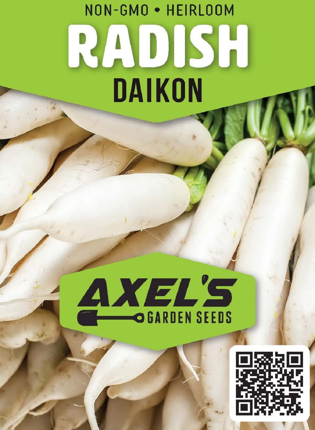 Japanese Daikon Radish Seeds for Planting - H2FSD100 Heirloom Non GMO Seeds - Full Planting ...