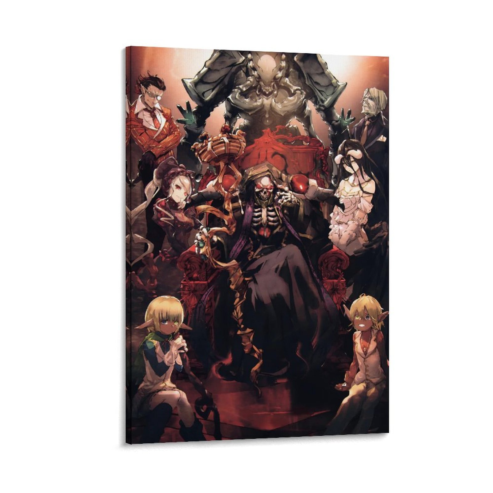 Japanese Dark Fantasy Anime Overlord Poster (10) Posters Art Print Wall ...