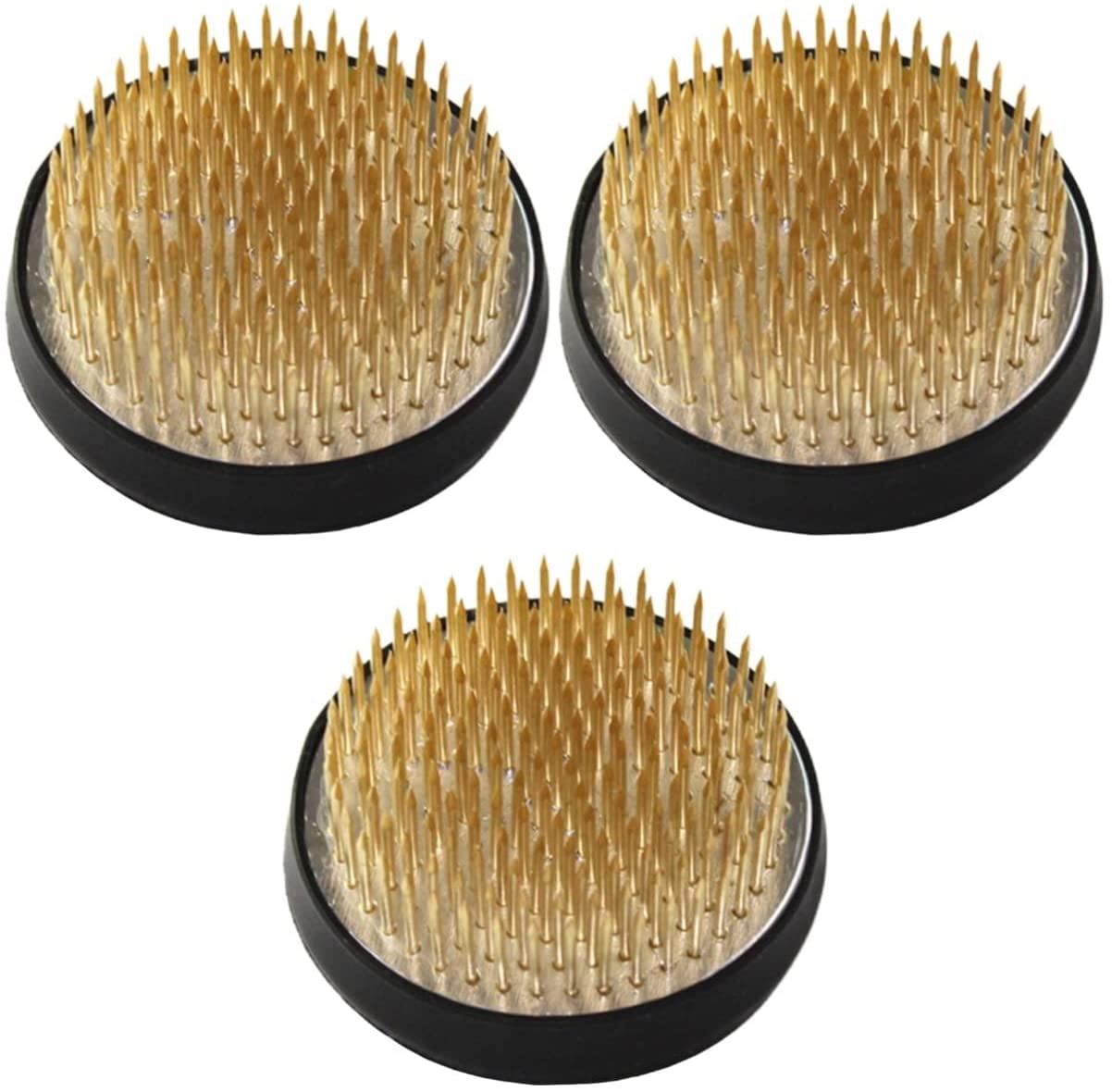 Japanese Decor 3 PCS Round Flower Arrangers Stainless Floral Frogs ...