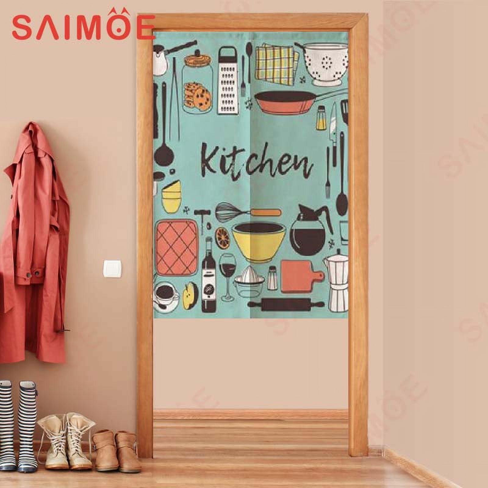 Japanese Delicacy Kitchenwa Kitchen Doorway Curtains Split Noren For ...