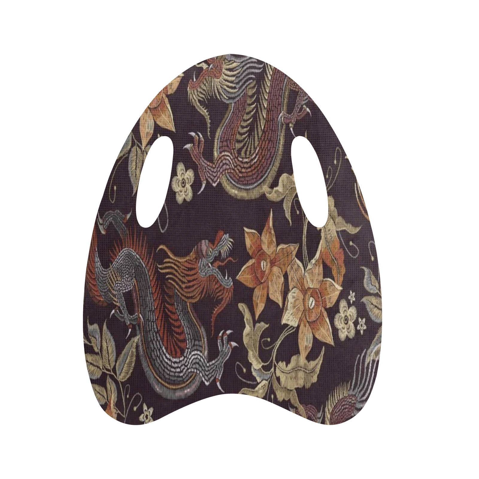 Japanese Dragon Flower Vintage Swimming Board for Kids – Durable EVA ...