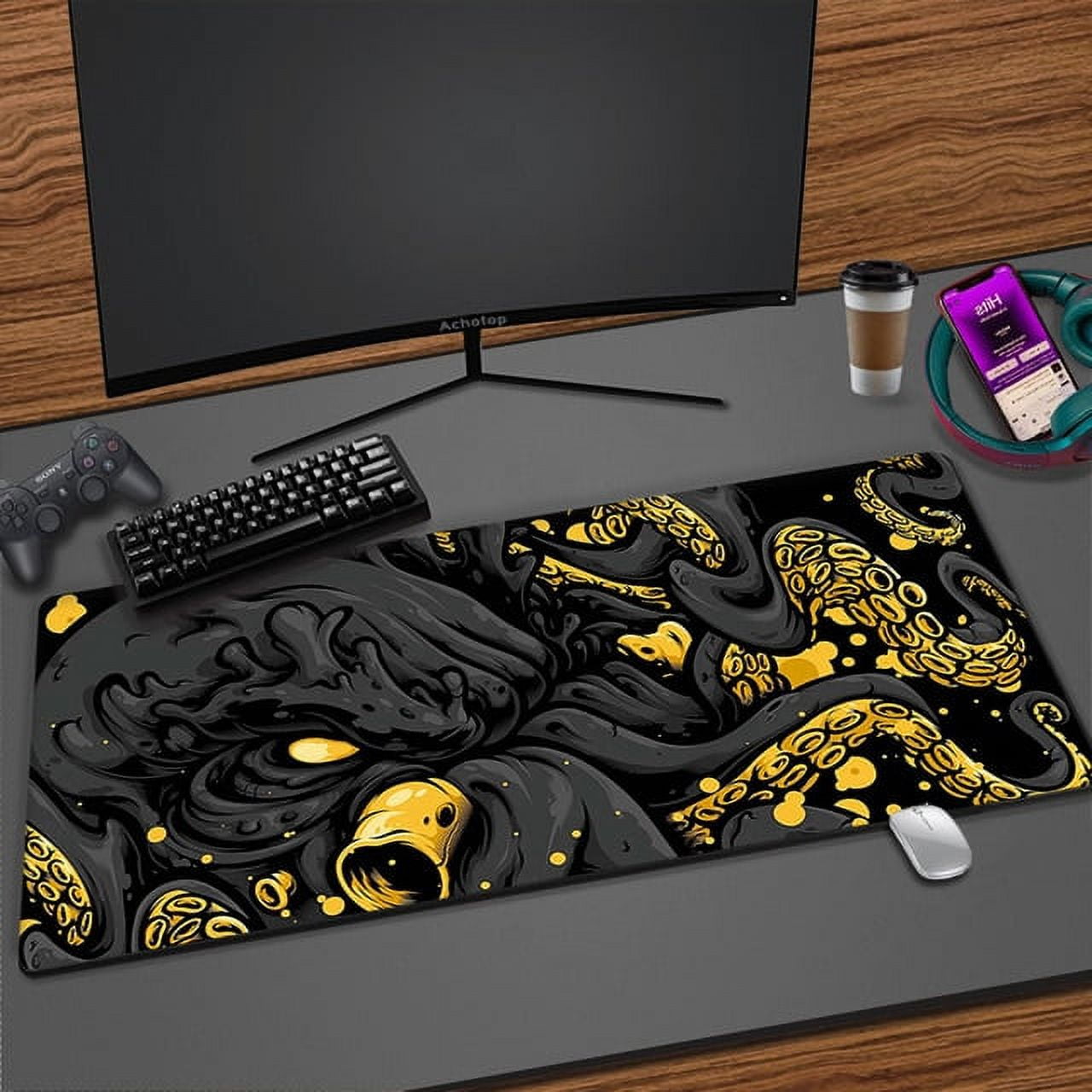 Japanese Dragon Large Gaming Mousepad XXL Keyboard Gamer Mouse Pad on ...