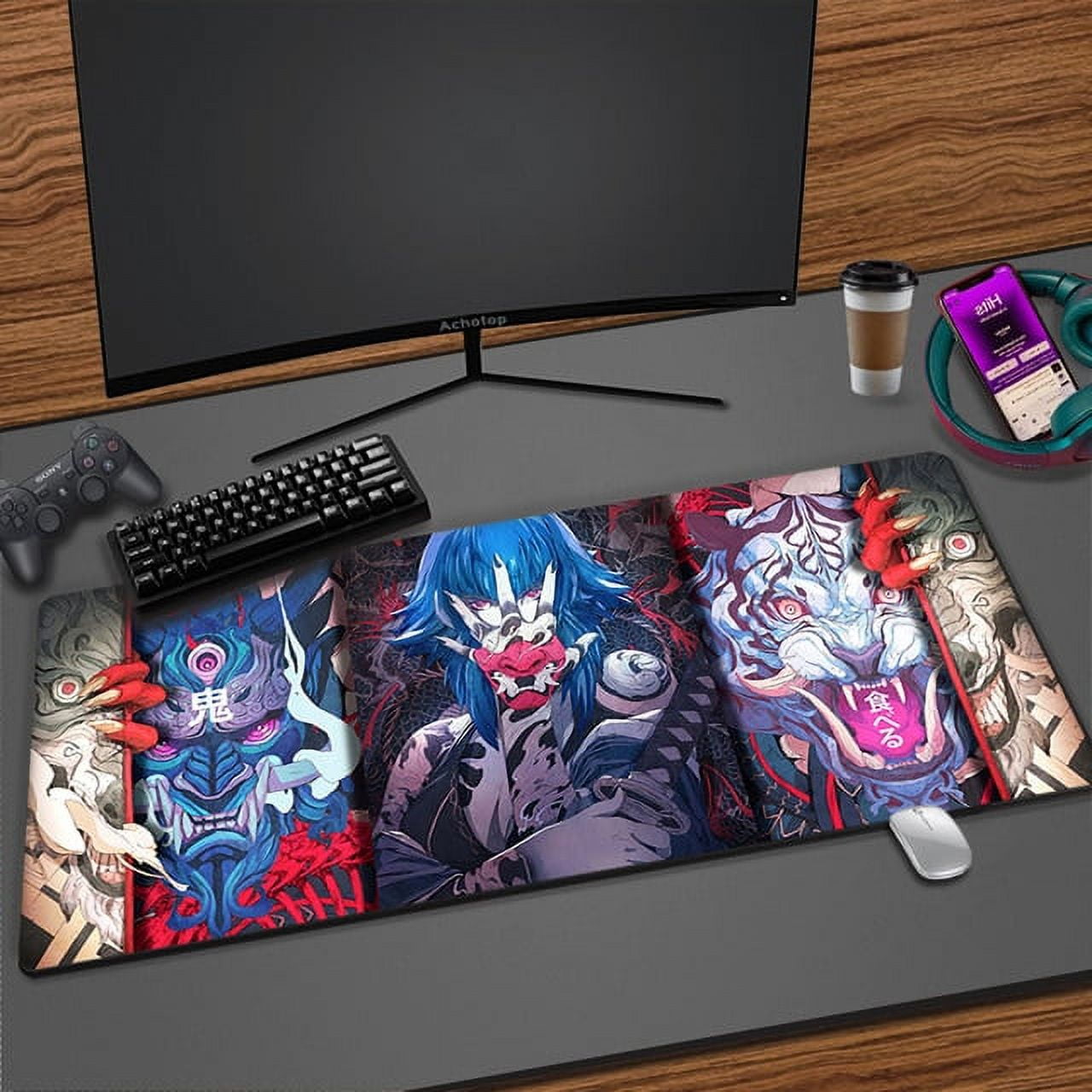 Japanese Dragon Large Gaming Mousepad XXL Keyboard Gamer Mouse Pad on ...