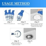 Japanese Drain Foam Cleaner, Foaming Sink Drain Cleaner, Yougo Drain ...