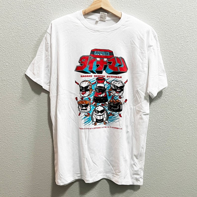 Japanese Dynaman T-Shirt, Kagaku Sentai Dynaman Graphic design Tee for ...