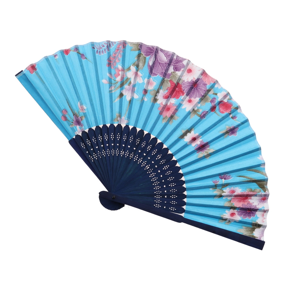 Japanese Fan Blossom Print Fan Japanese Style Fan Classic Fan Silk Fan ...