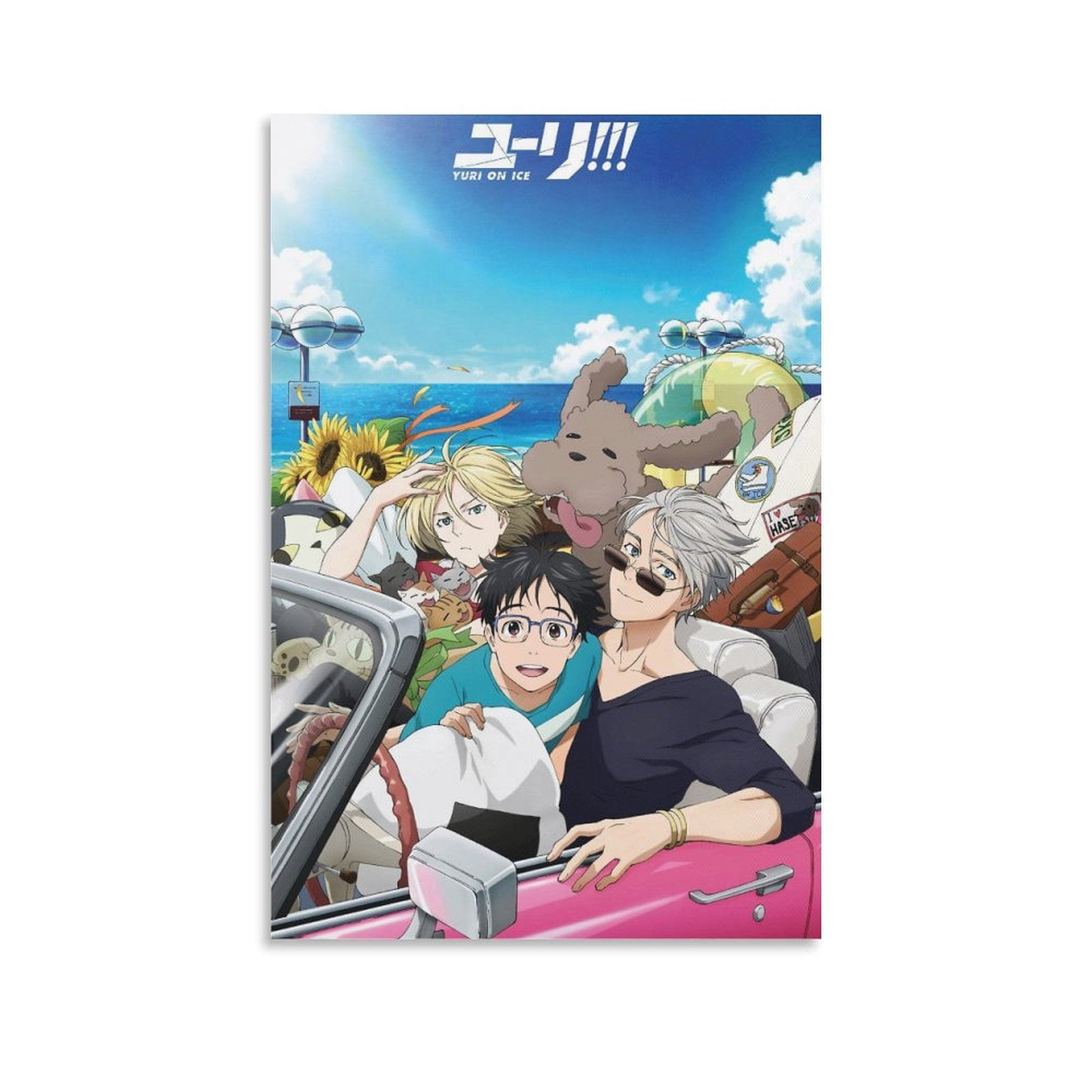Japanese Figure Skating Anime Yuri on Ice Role Poster Painting On ...