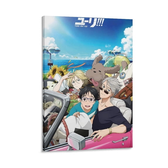 Japanese Figure Skating Anime Yuri on Ice Role Poster Poster Decorative ...