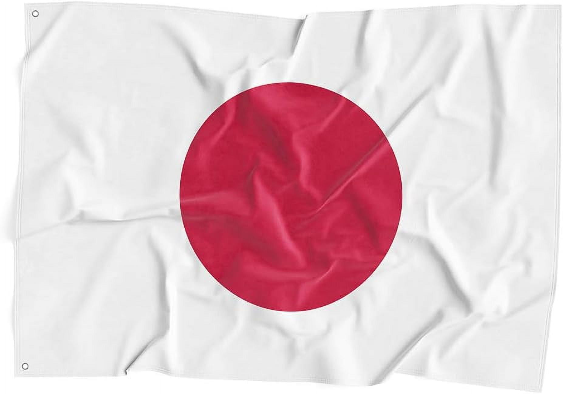 Japanese Flag Japan National Flag Polyester Fiber 3x5 Feet Flag, Bright ...