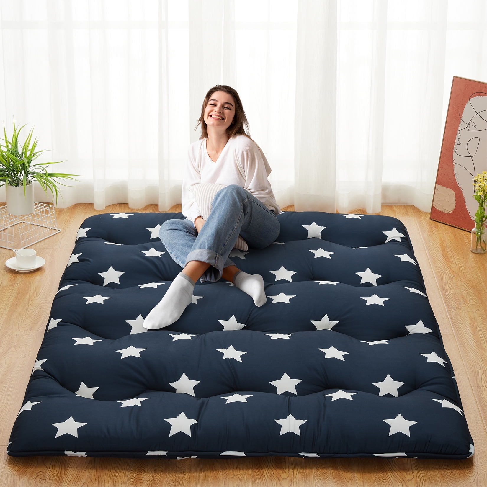 Japanese Floor Mattress Futon Mattress,Twin Size Futon Floor Mattress ...
