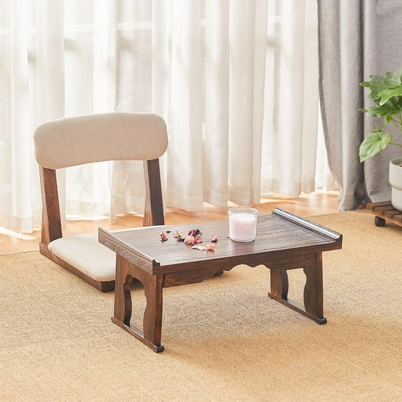Japanese Floor Table, Small Coffee & Tea Table, Altar for Meditation ...