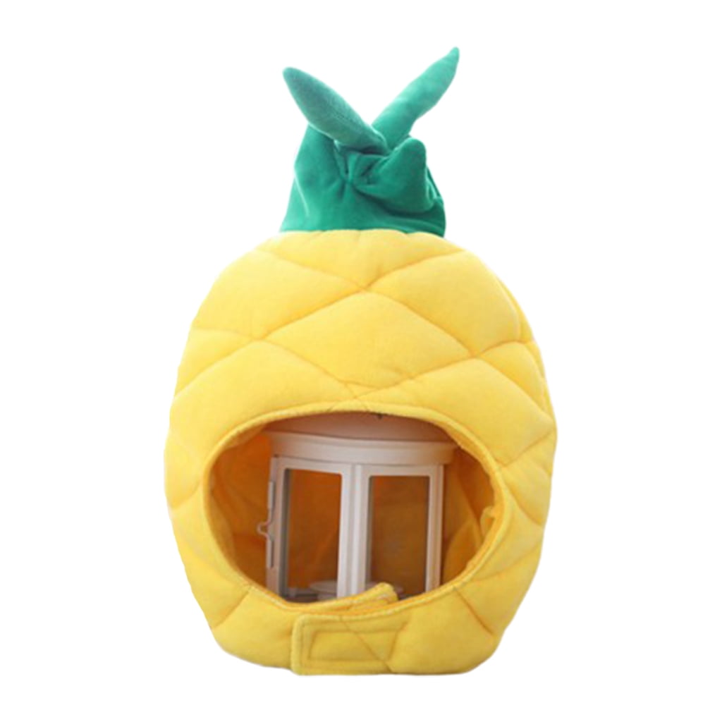 Japanese Funny Tropical Pineapple Fruits Plush Hat Christmas Halloween ...