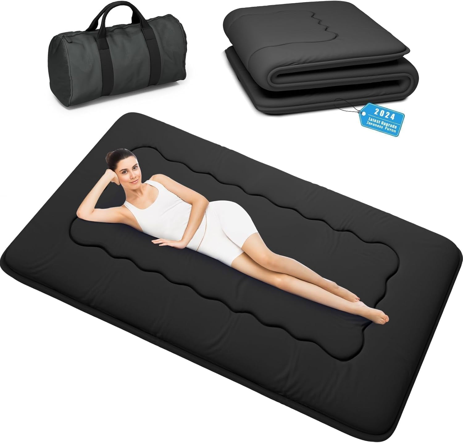 Japanese Futon Mattress, Tatami Mat Portable Dormitory Sleeping Pad ...
