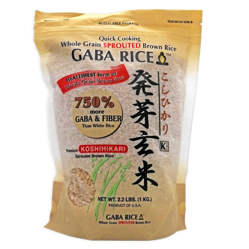 Japanese GABA Rice Koshihikari Brown Rice Whole Grain Sprouted Brown ...