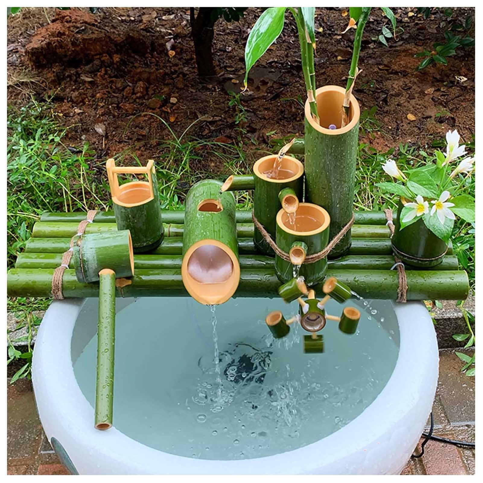 Japanese Garden Decoration/Indoor Water Feature,Bamboo Fountain Garden ...