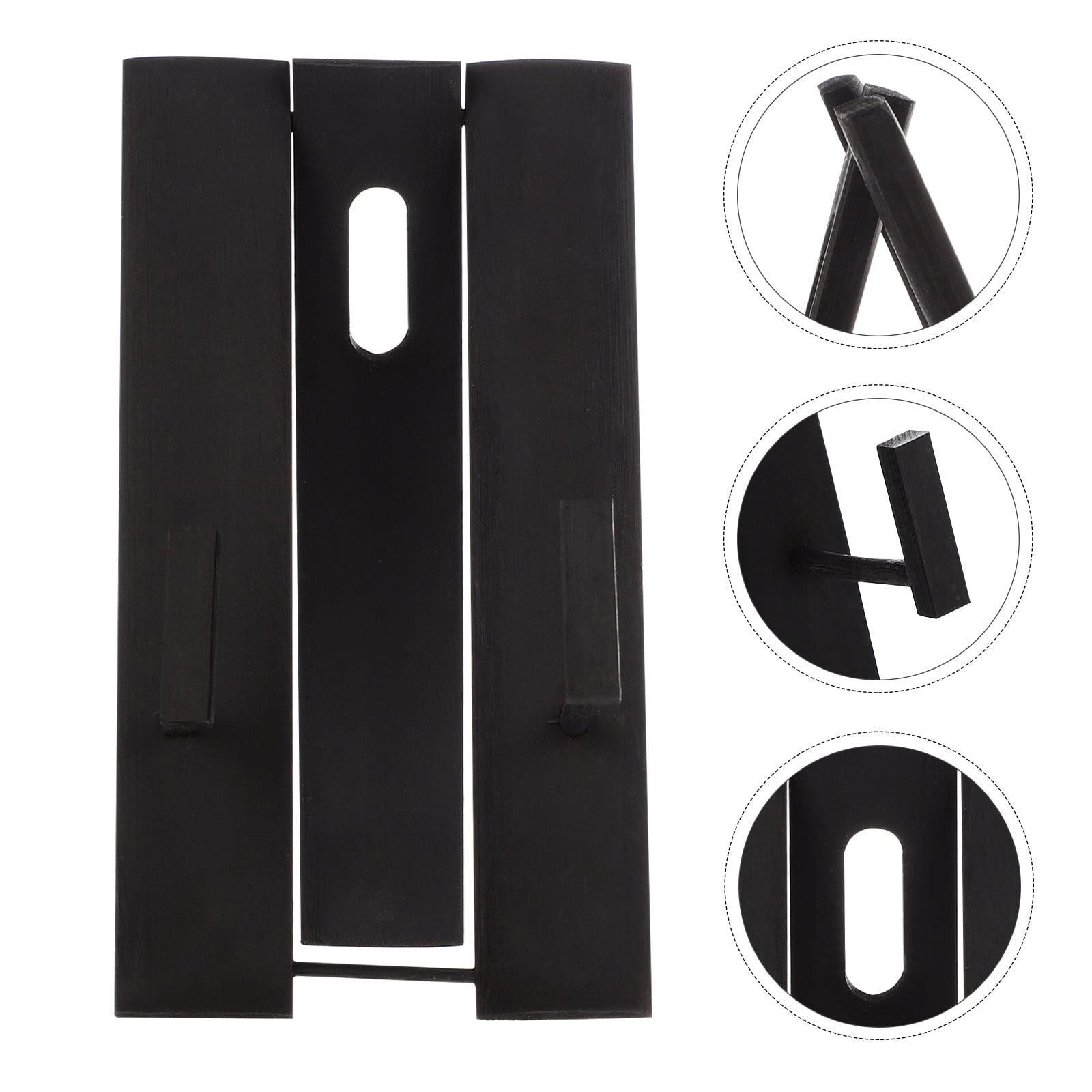 Japanese Hand Held Fan Holder Wood Folding Fan Stand Wall Hanger Wood ...