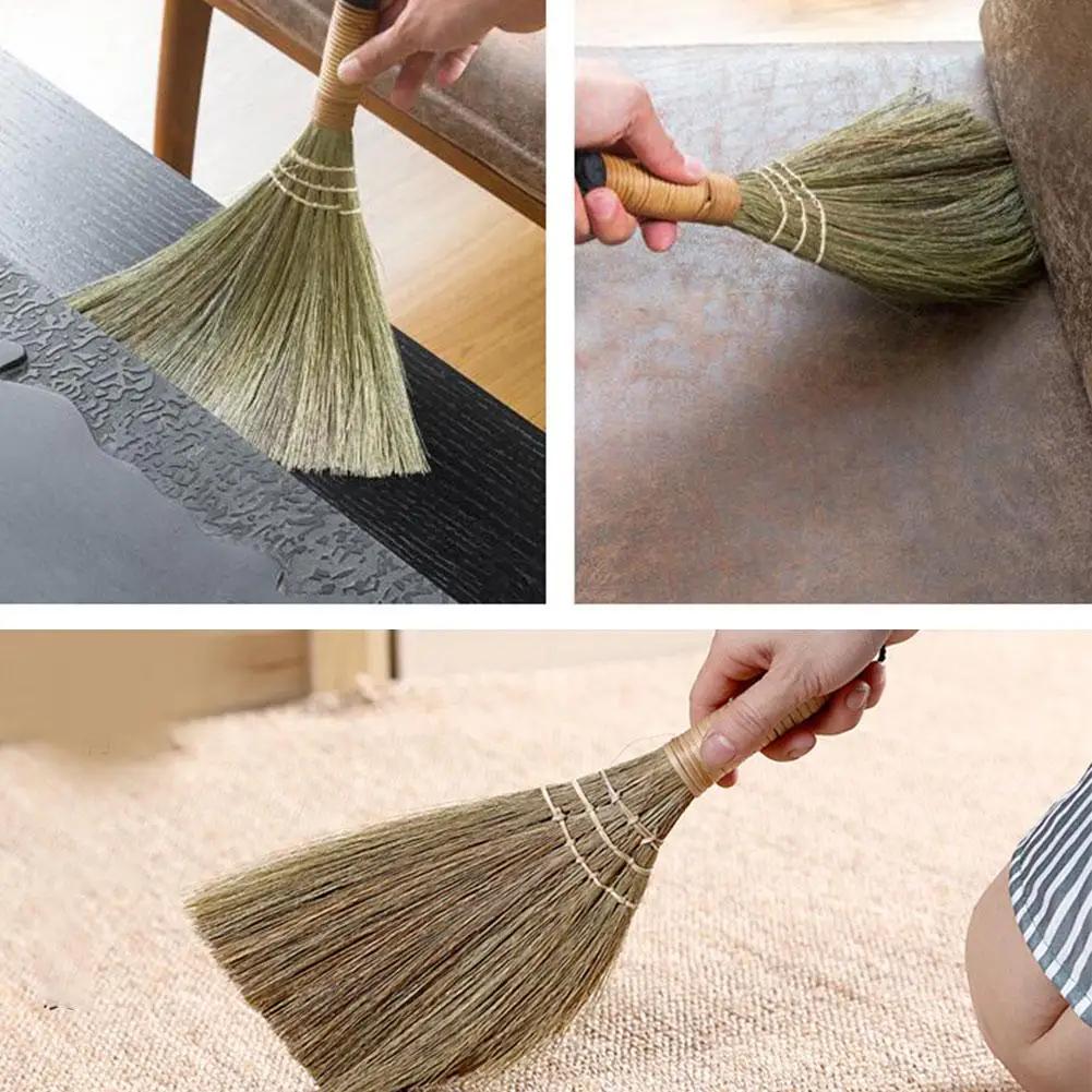 Japanese Handmade Broom Wooden Floor Sweeping Soft Fur Broom Dust Brush ...
