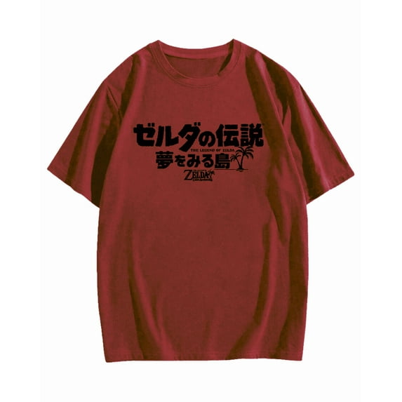 Japanese Hanzi Art Cotton casual T-shirt - Walmart.com