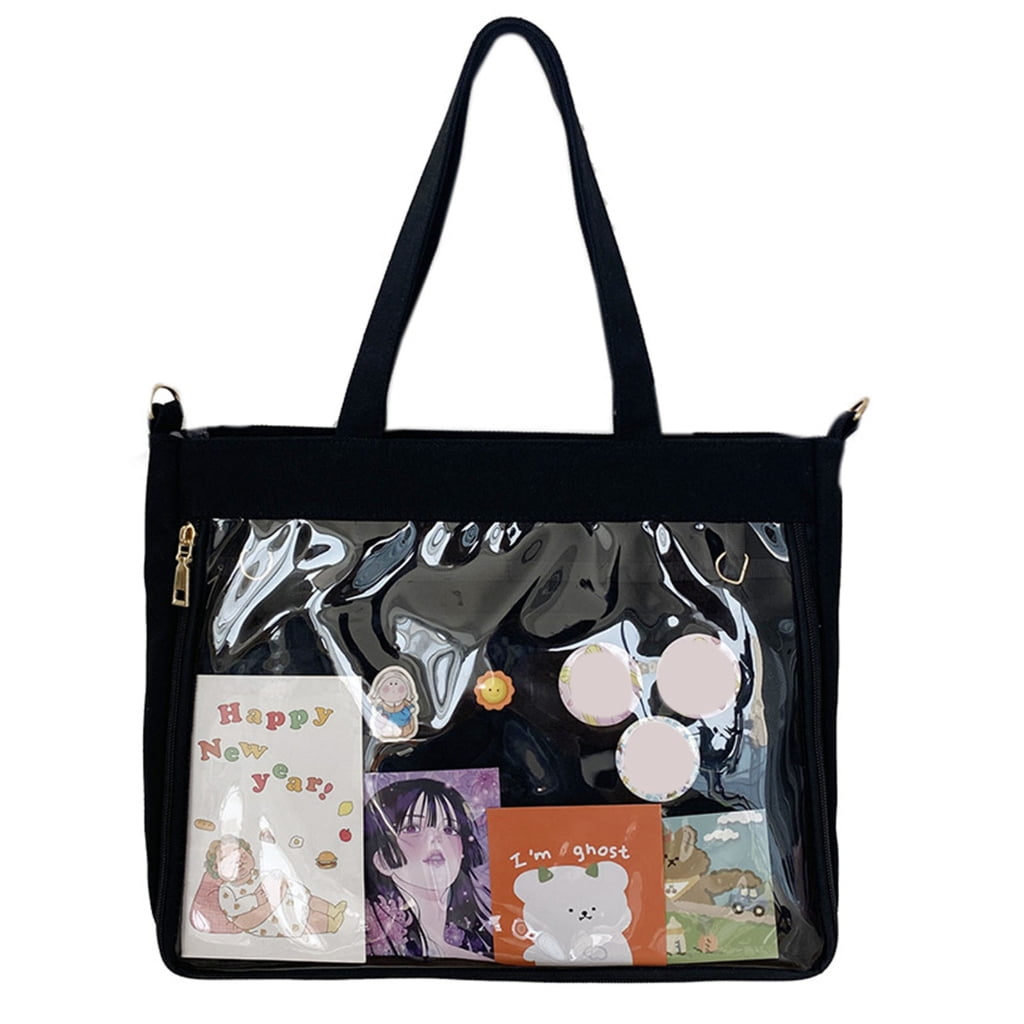 Japanese Harajuku Itabag Girls Transparent Bag School Student Handbags ...