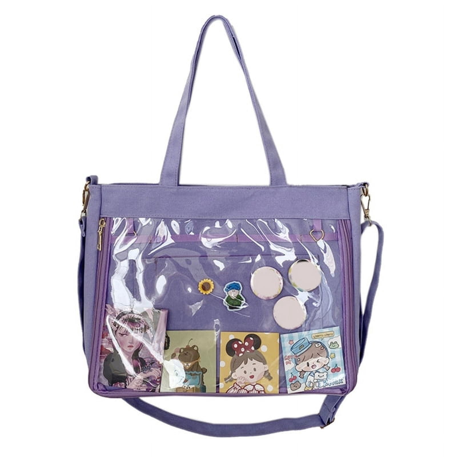 Japanese Harajuku Itabag Girls Transparent Bag School Student Handbags ...