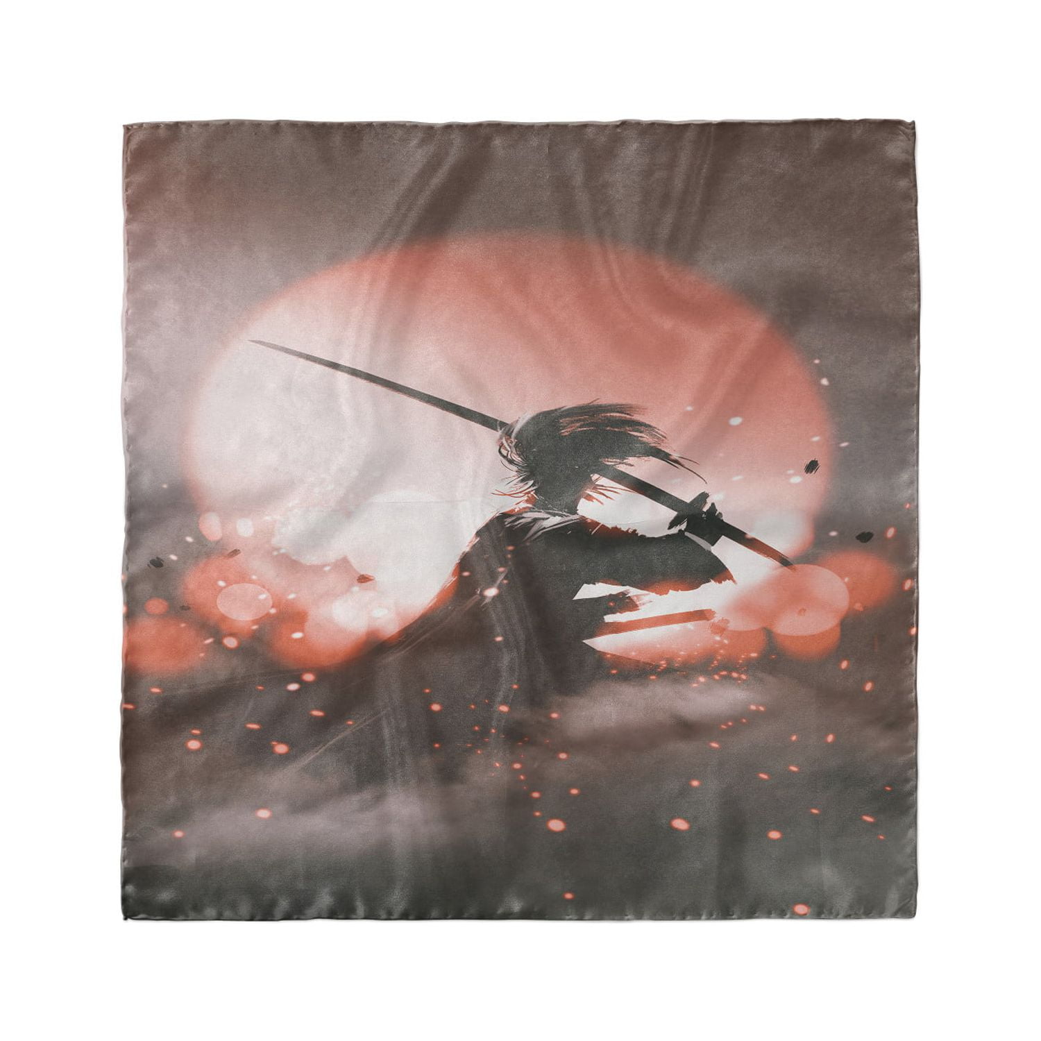 Japanese Head Scarf, Samurai Japan, Head Wrap, 3 Sizes, by Ambesonne ...