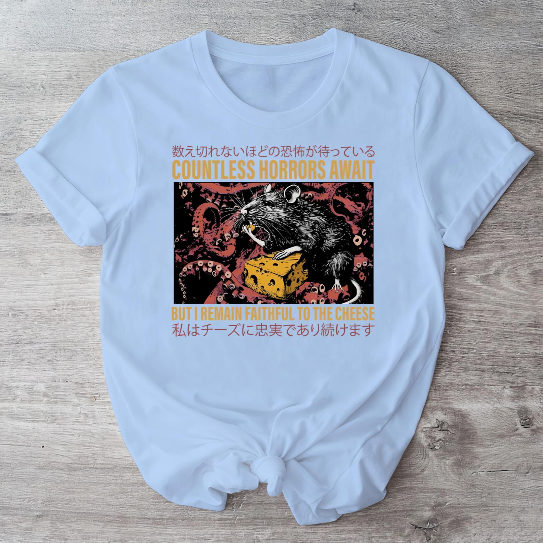 Japanese Horror Rat Retro Countless Horrors Await Shirt-TH39156 ...