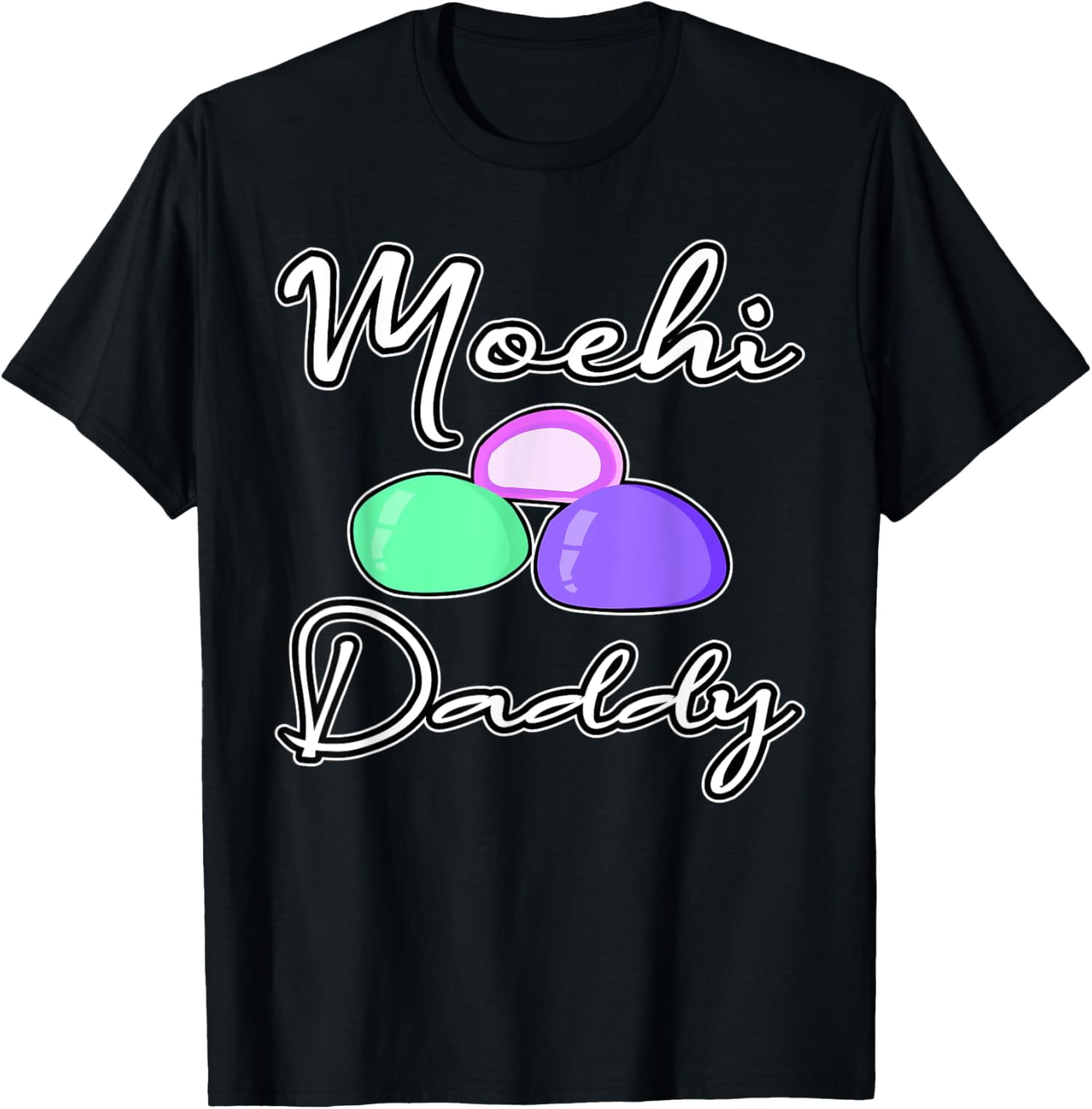 Japanese Ice Cream - Mochi Daddy T-Shirt - Walmart.com