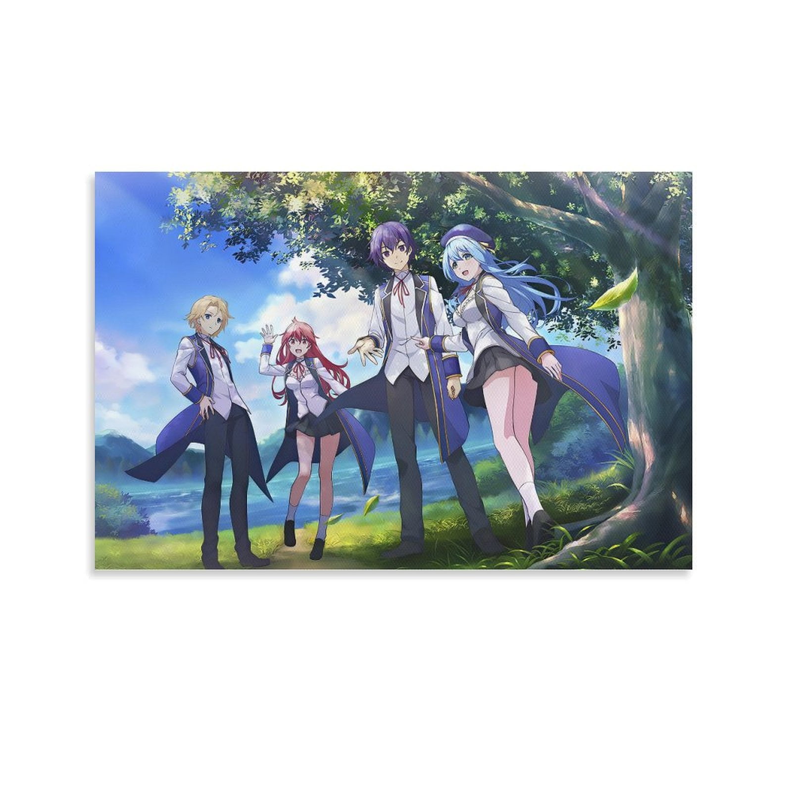 Japanese Isekai Anime Wise Man's Grandchild Poster Artworks Canvas ...
