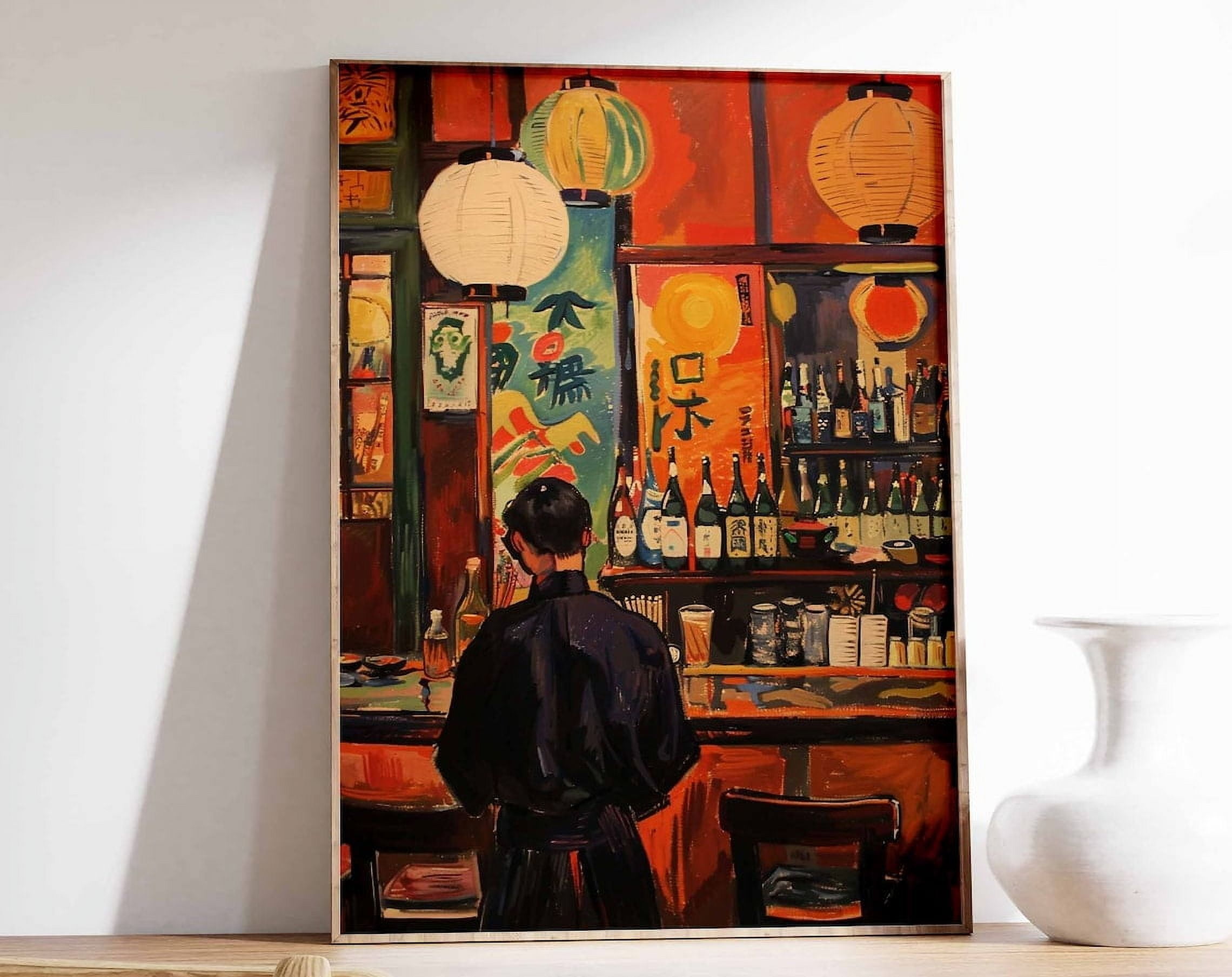 Japanese Izakaya Bar Poster, Tokyo Bar Art, Japanese Poster, Tokyo ...