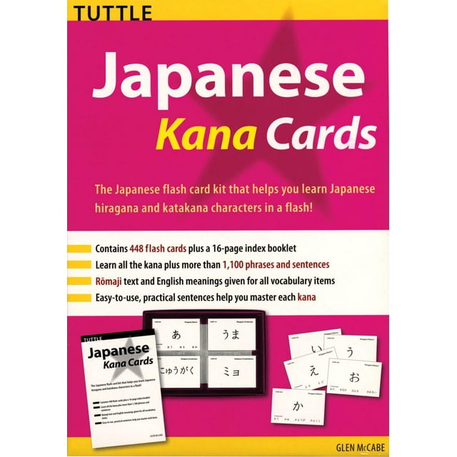 Japanese Kana Cards Kit : The Japanese Flash Card Kit That Helps You ...