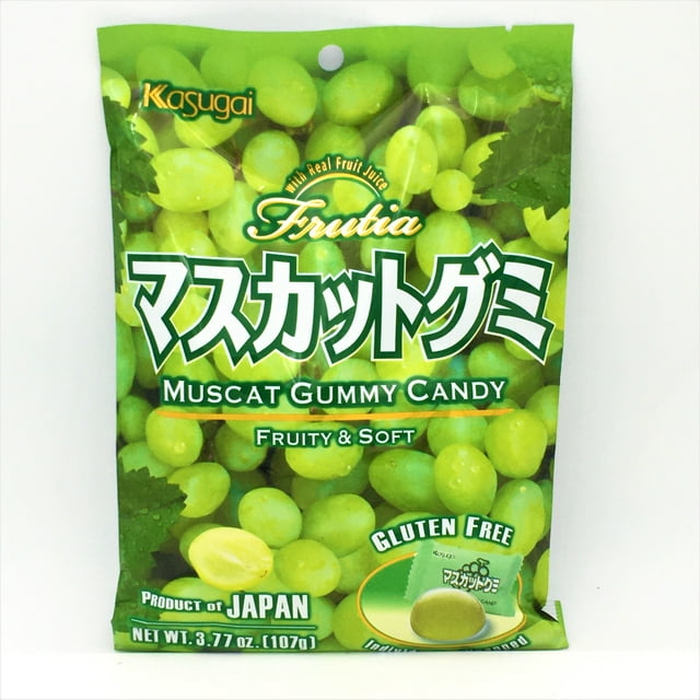 Japanese Kasugai Gummy Candy -Muscat 107g - Walmart.com