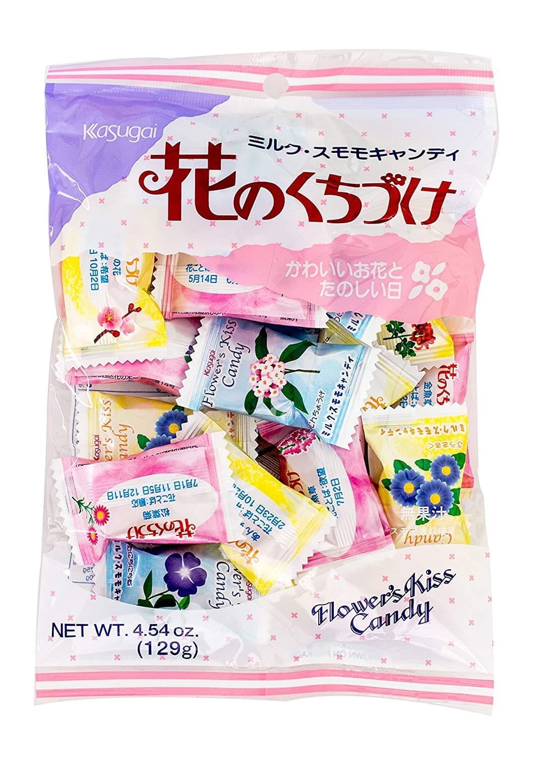 Kasugai Japanese Candy, Hana No Kuchizuke Flower Kiss, 4.54 -Ounce ...