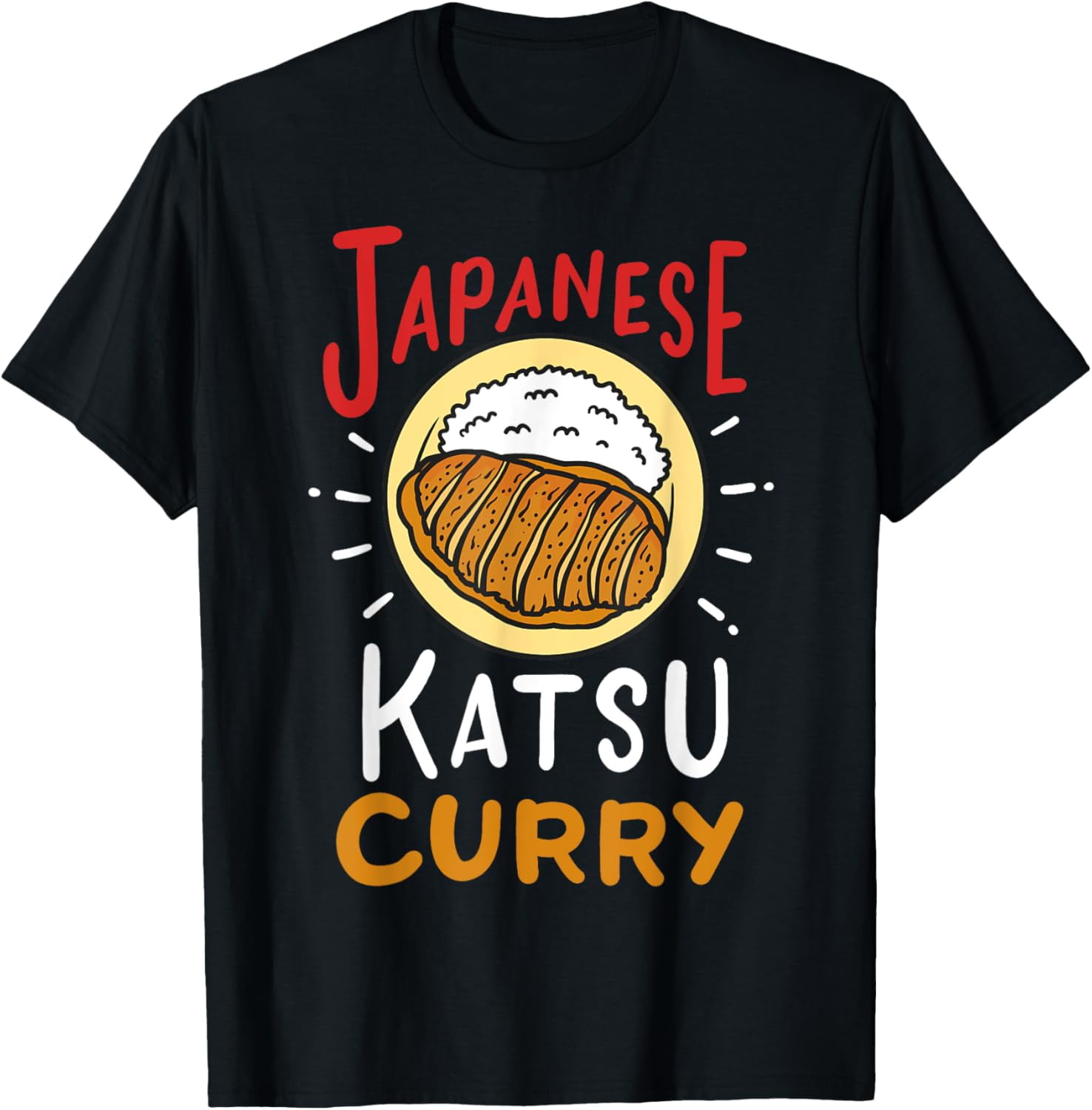 Japanese Katsu Curry Rice Pork Japan Food T-Shirt - Walmart.com