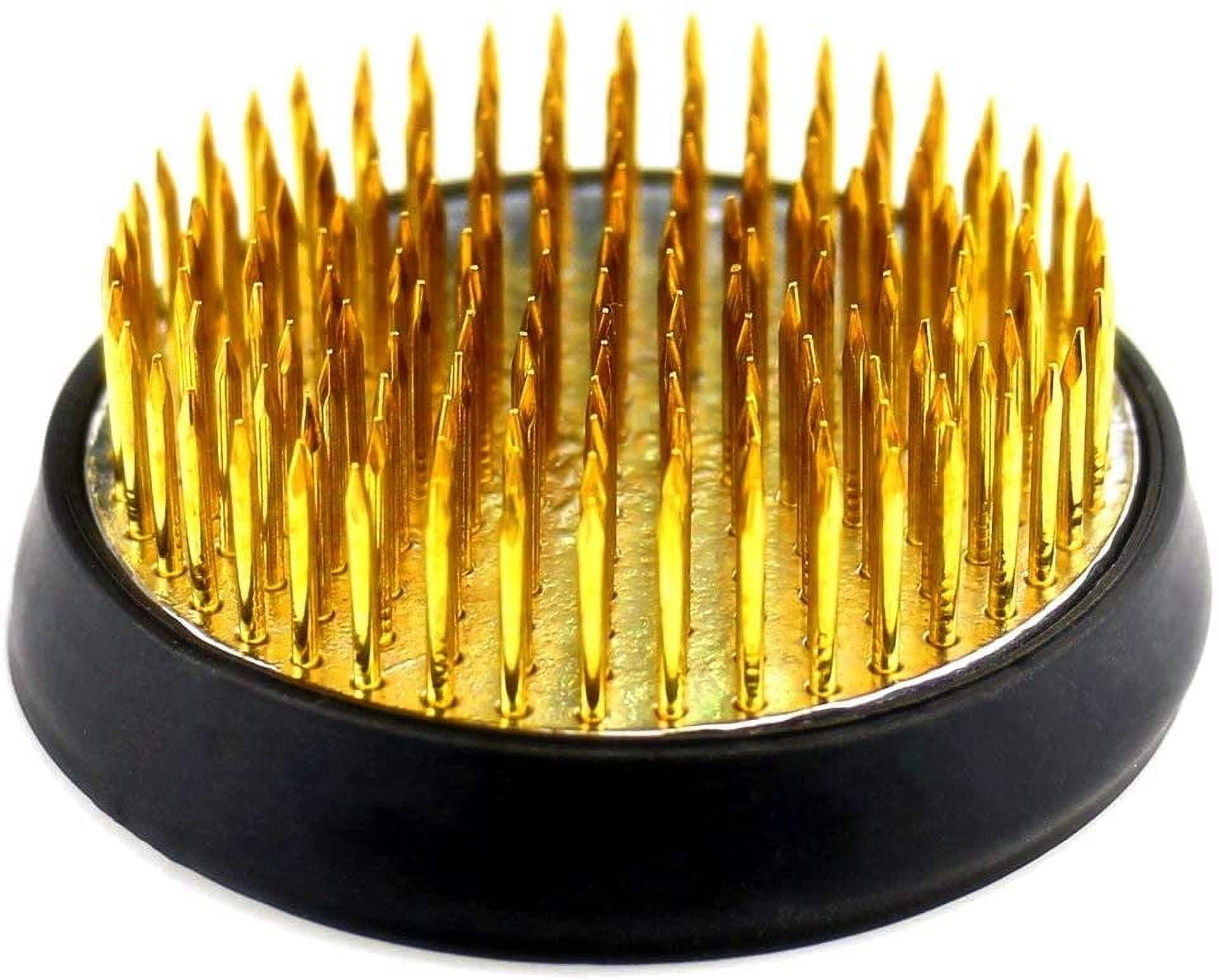 Japanese Kenzan Ikebana Flower Arranger, Kenzan Flower Frog with Needle ...