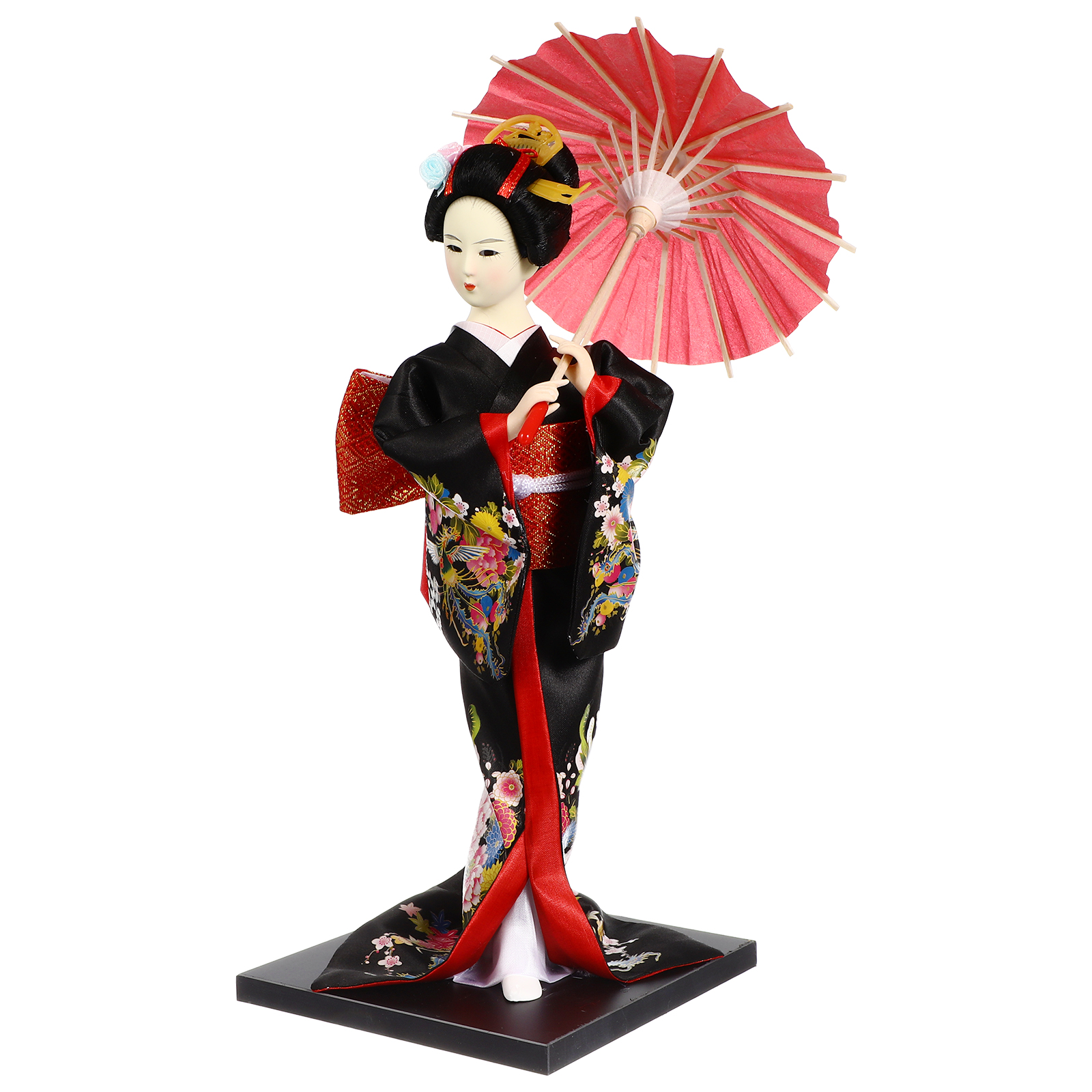 Japanese Kimono Doll Statue Retro Samurai Girls Toys Miss Office ...