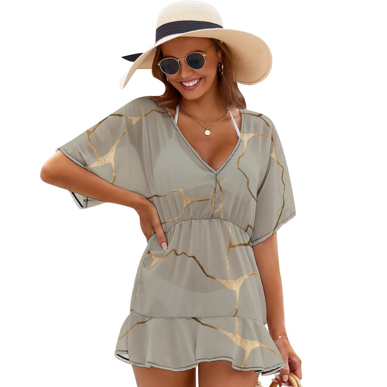 Japanese Kintsugi Cover Ups birthday dresses for women Long dresses ...