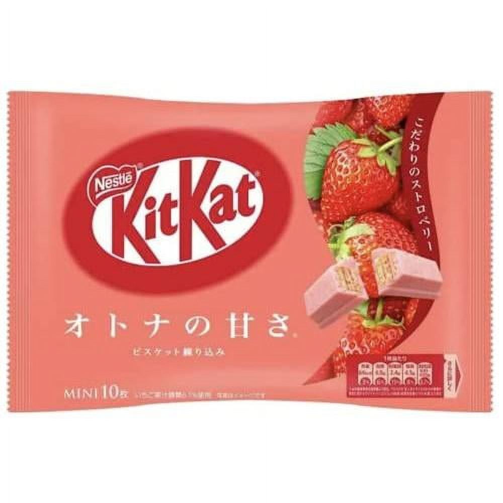Japanese Kitkat Strawberry Chocolate Chocolate Otona No Amasa Japan ...