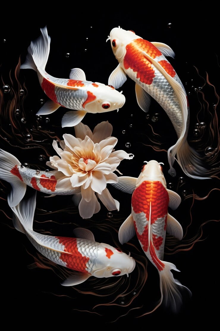 Japanese Koi Fish 300 Piece Wooden Jigsaw Puzzle for Adults Children ...