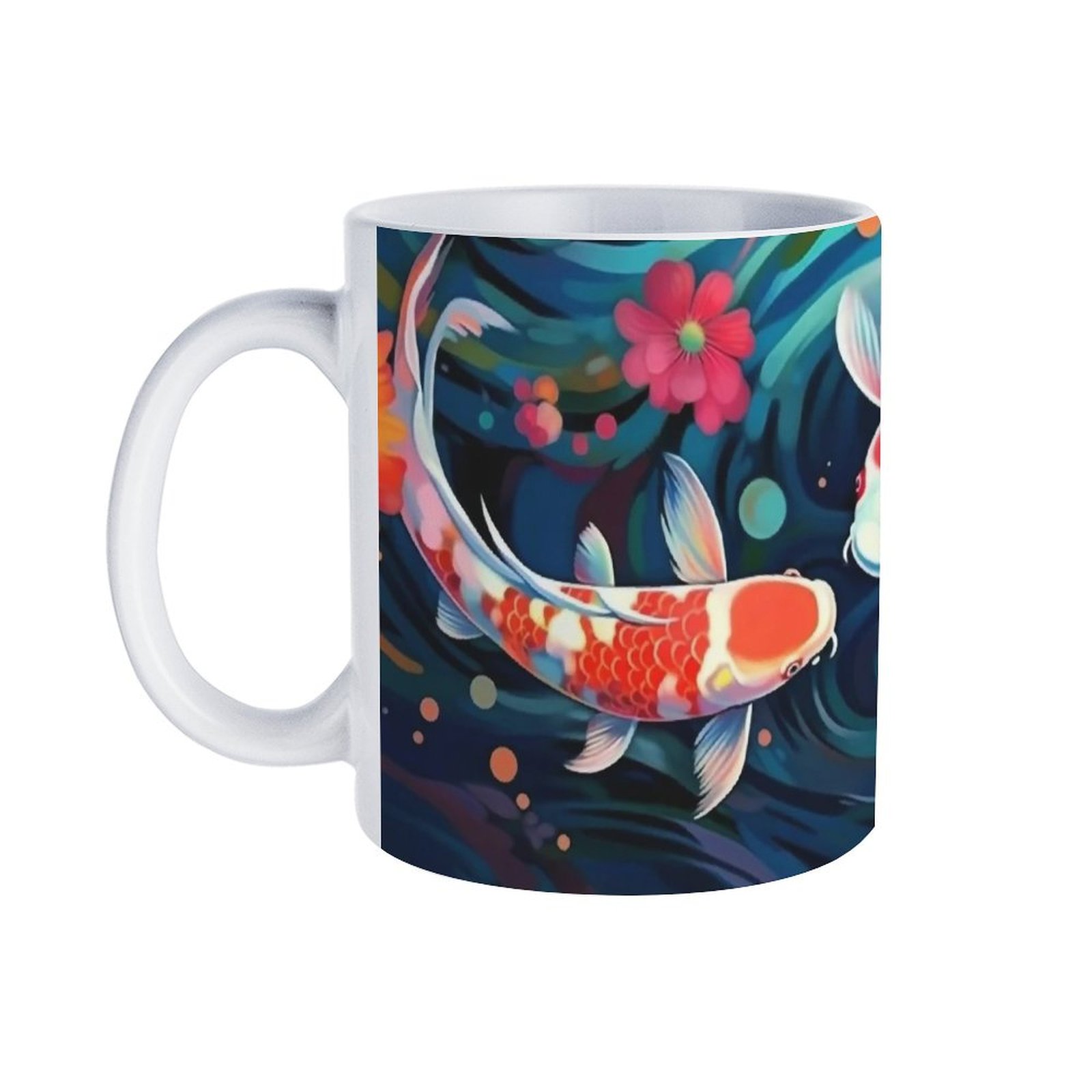 Japanese Koi Fish Mug, Koi Fish Mug, Funny Coffee Mug,A cup for oneself ...